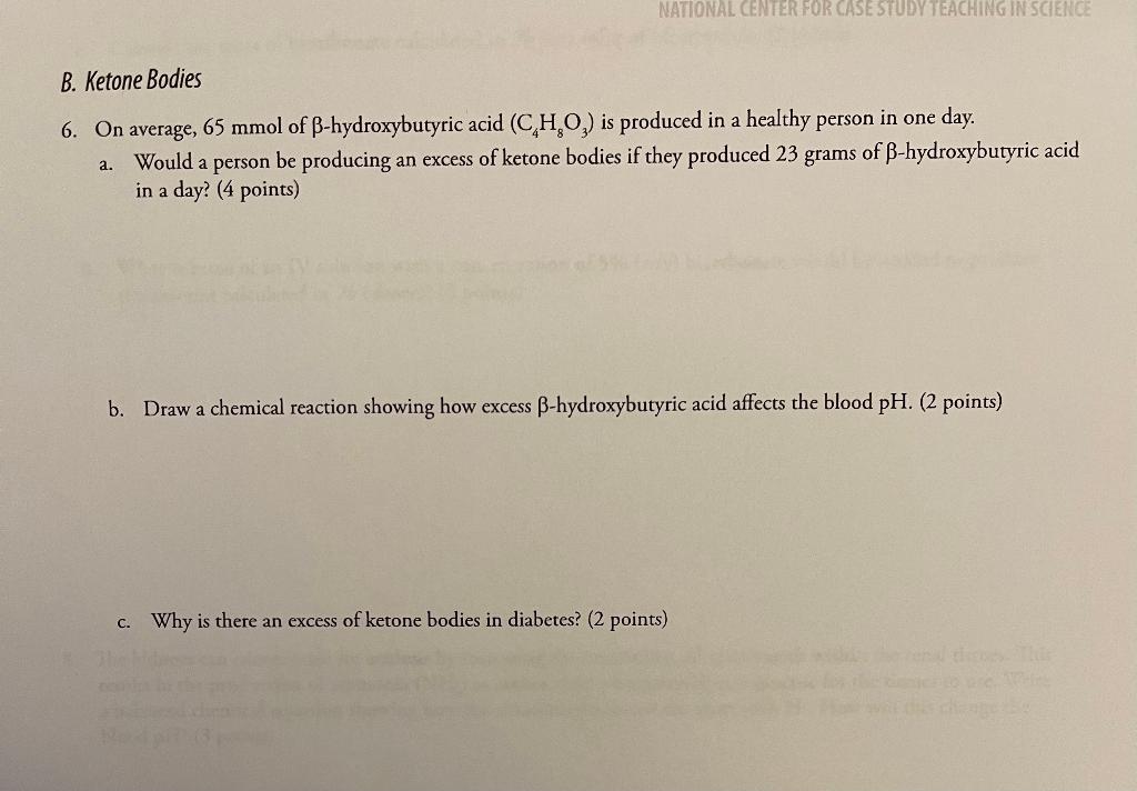 Solved NATIONAL CENTER FOR CASE STUDY TEACHING IN SCIENCE B. | Chegg.com