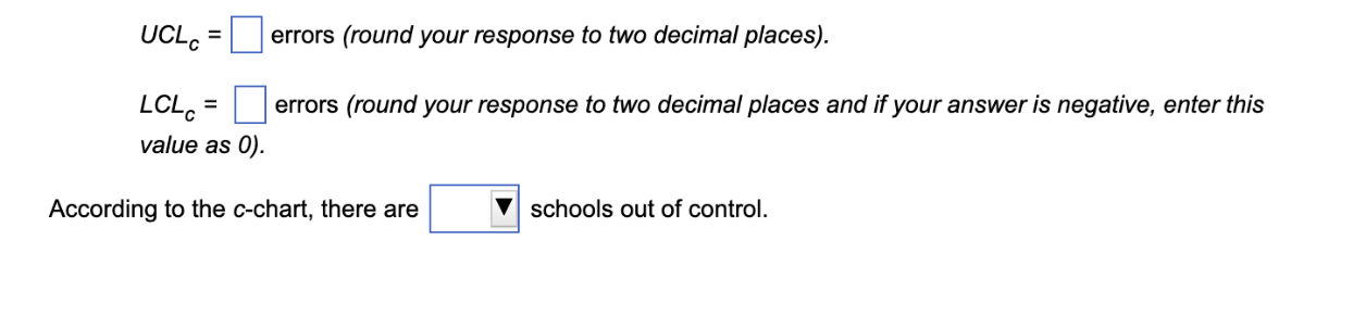 Solved For the test errors, the c-chart with control limits | Chegg.com