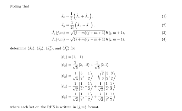 Solved To determine The Expectation Values