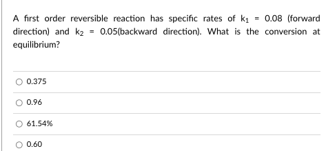 Solved What is the single pass conversion in a recycle | Chegg.com