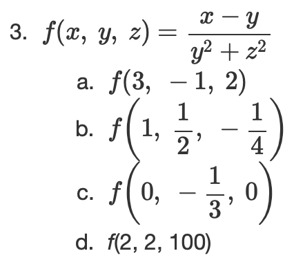 Solved In Exercises 1-4, find the specific function values. | Chegg.com