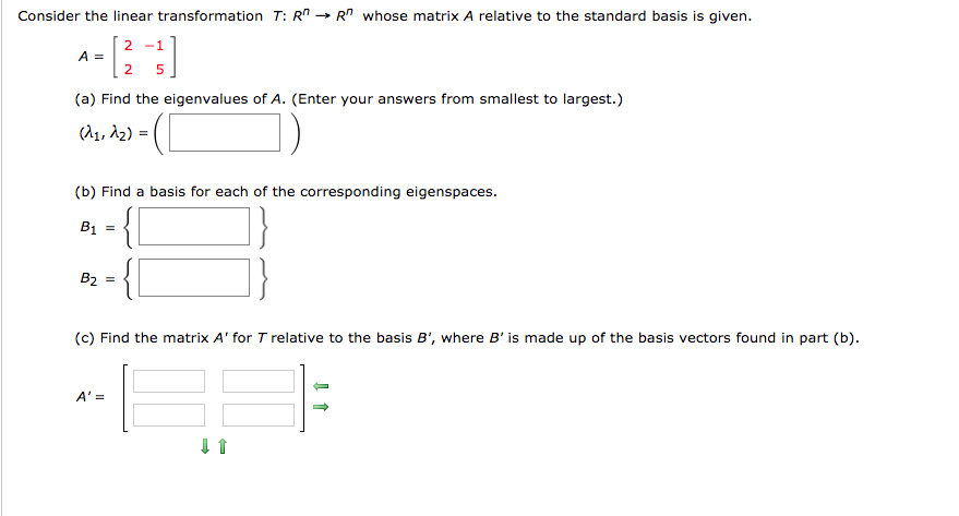 Solved Consider the linear transformation T: Rn ? Rn whose | Chegg.com