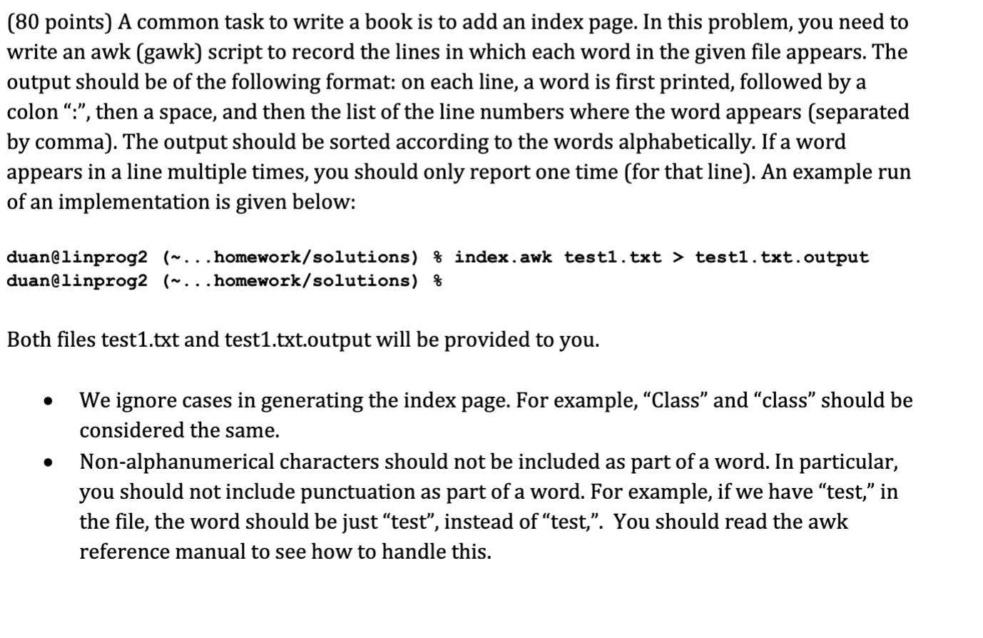 (80 points) A common task to write a book is to add | Chegg.com