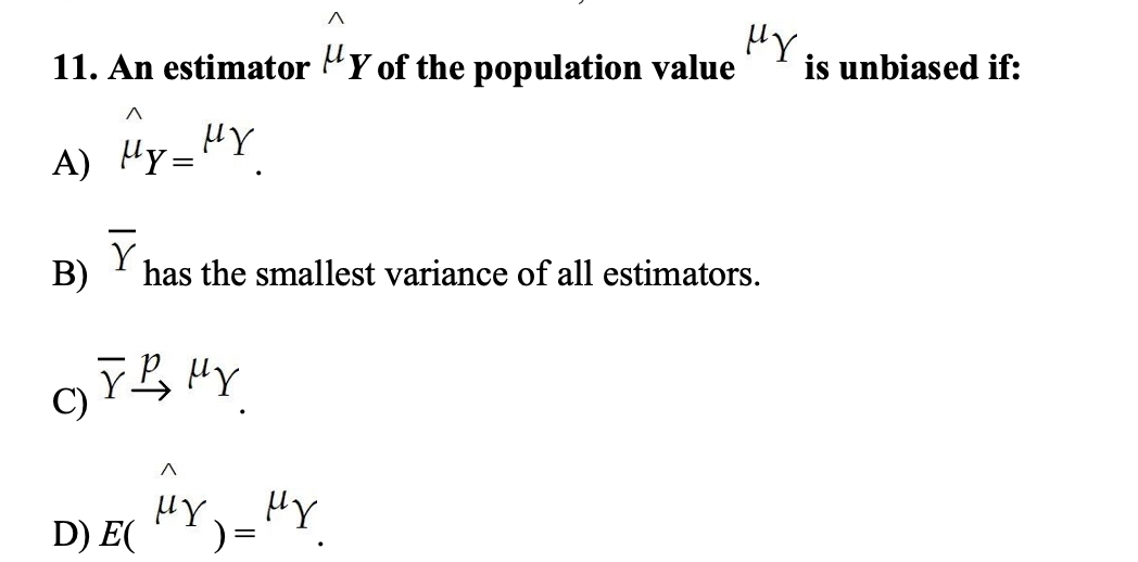 Solved The answer is D. I want an explanation of why the | Chegg.com