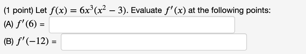 Solved (1 point) Differentiate the function G(x)=x+3ex | Chegg.com