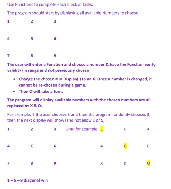 Solved Create a program that plays the game of Tic-Tac-Toe | Chegg.com