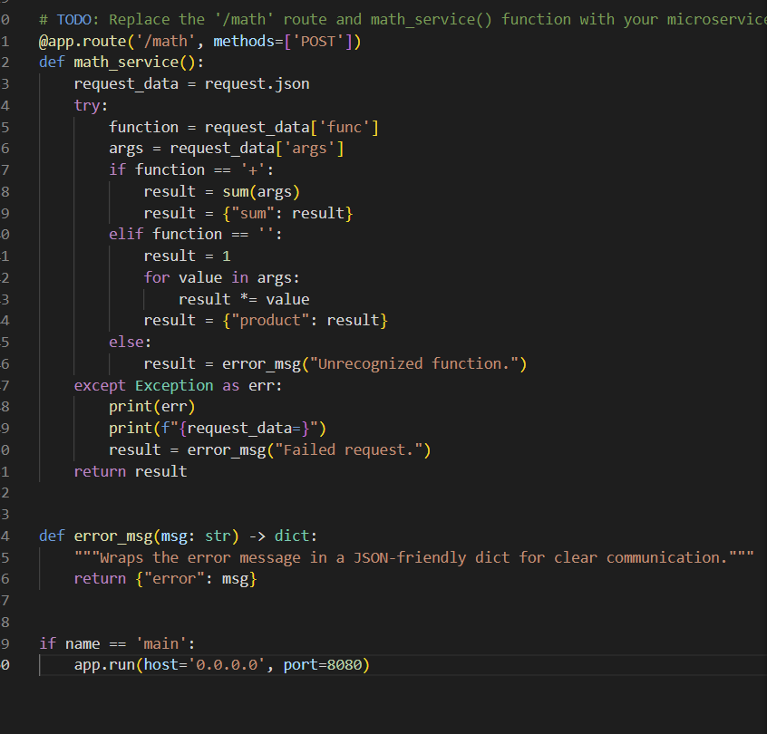 2. In server. py you will implement your | Chegg.com