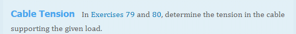 Solved Cable Tension In Exercises 79 and 80, determine the | Chegg.com