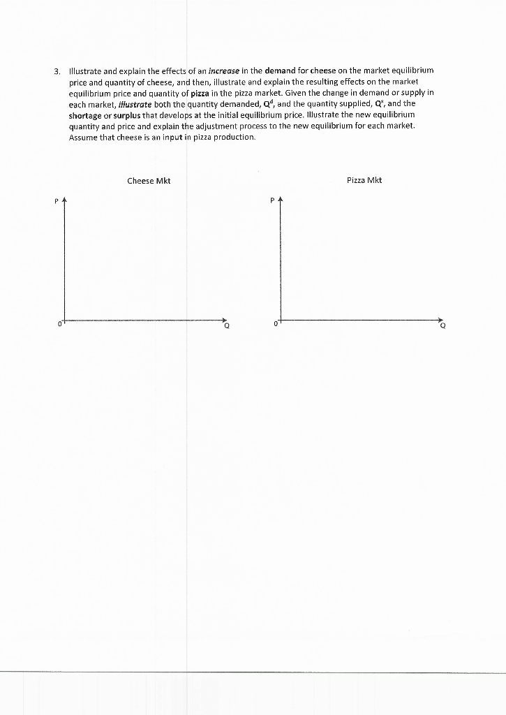 Solved For Problems 1 and 2, illustrate and explain (and | Chegg.com