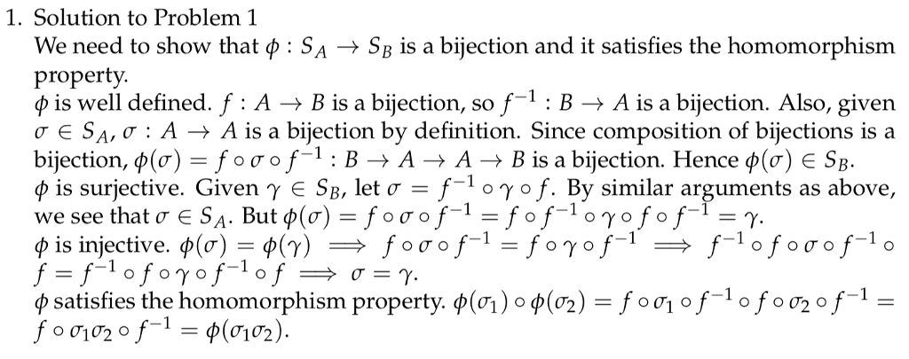Solved (1) Let A and B be two nonempty sets. Let f :AB be a | Chegg.com
