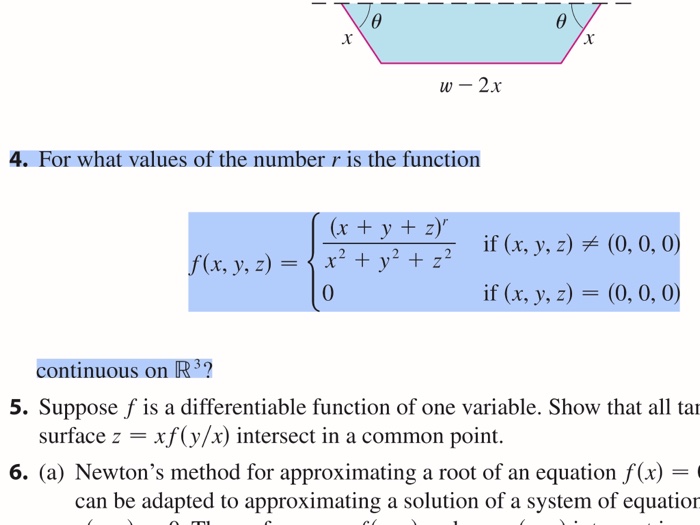 Solved 4. For what values of the number r is the function | Chegg.com