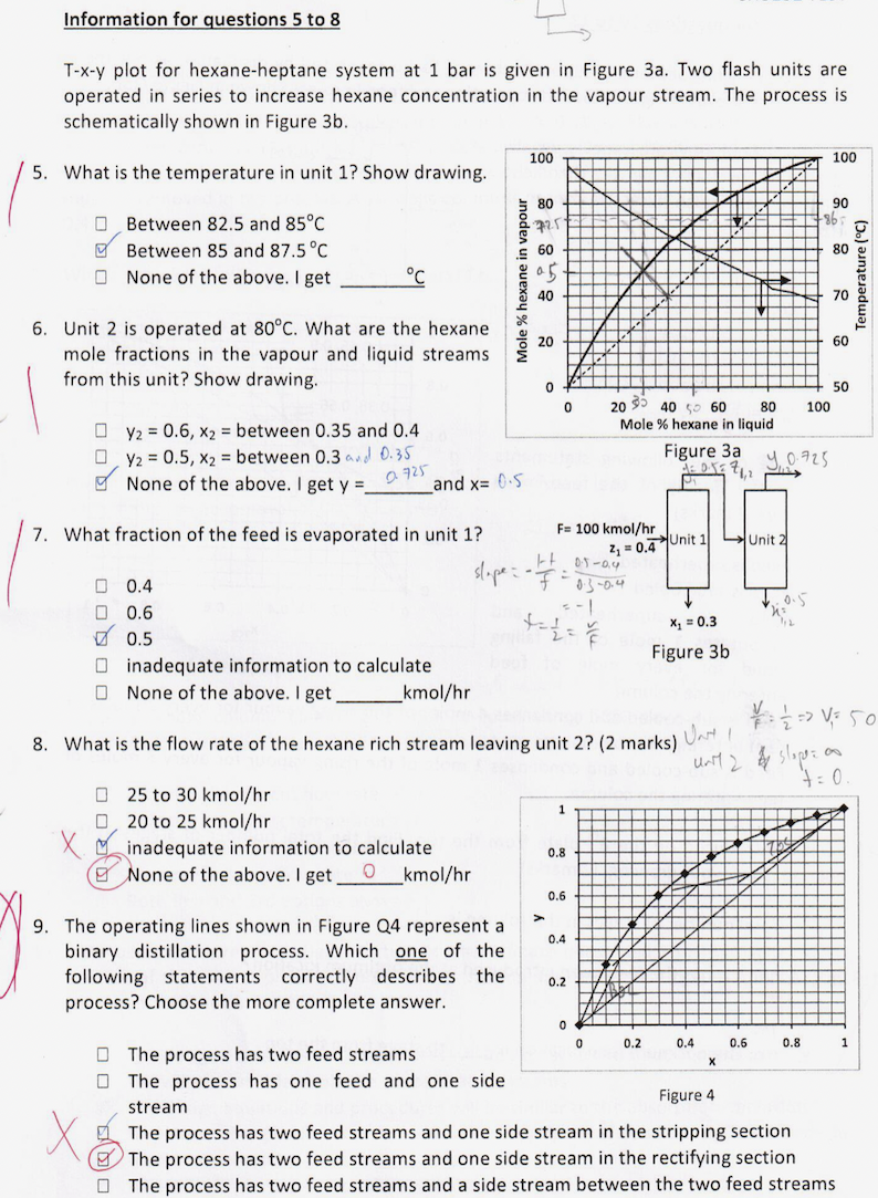 Solved T-x-y plot for hexane-heptane system at 1 bar is | Chegg.com