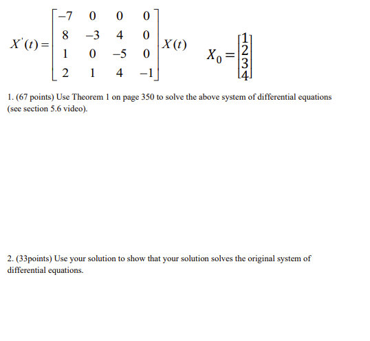 Solved using this theorem:PLease solve these questions. | Chegg.com