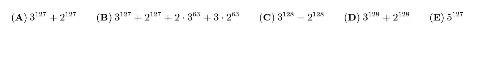 Solved (2+3)(22+3)(24 +34)(28 +38) (216 +316)(232 +332) (264 | Chegg.com