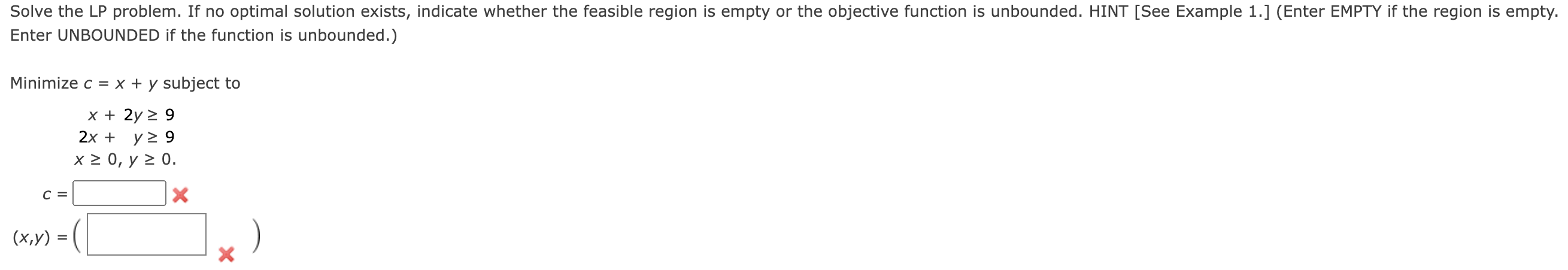 Solved Enter UNBOUNDED if the function is unbounded.) | Chegg.com