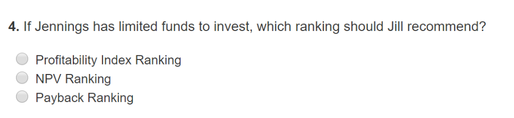 Solved 2. Compute the NPV of each project and rank order | Chegg.com