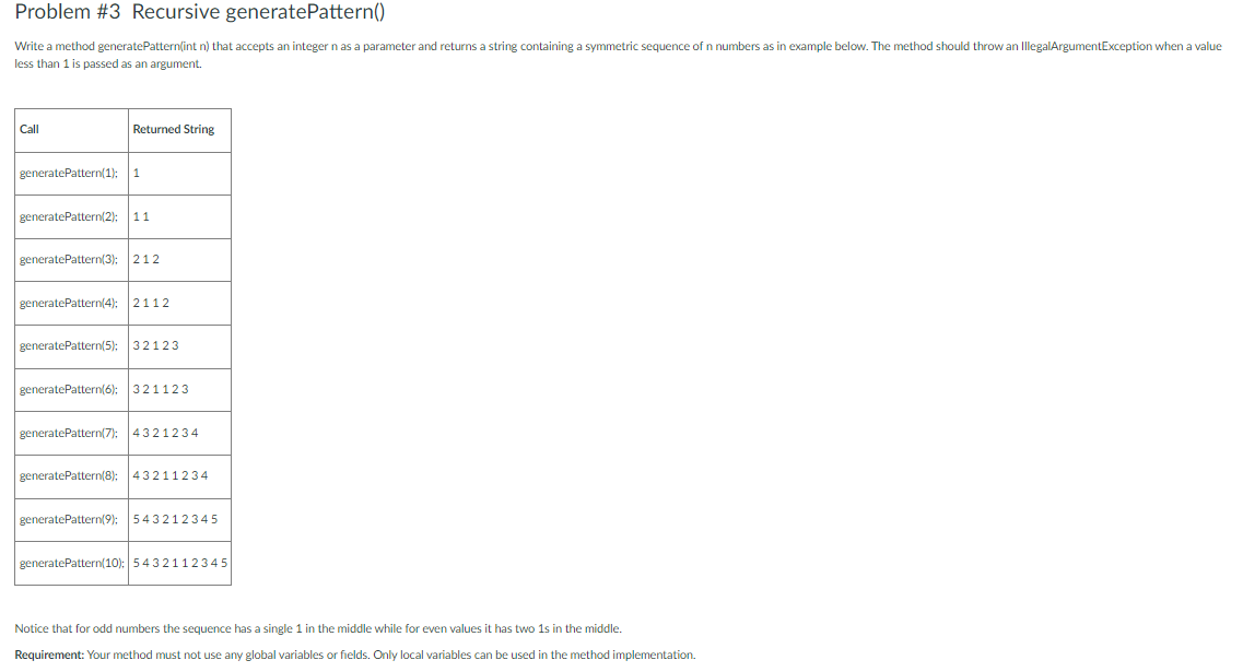 Solved Hi I keep failing the tests for this method when I | Chegg.com