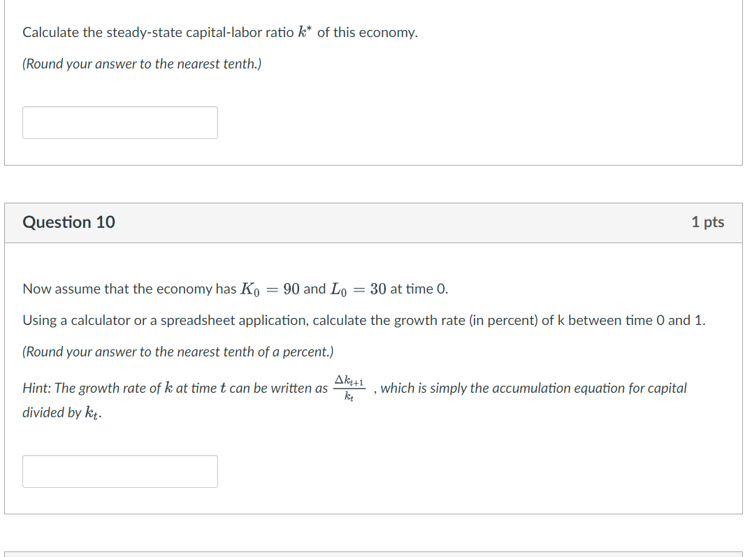 Solved Consider the version of the Solow model where the | Chegg.com