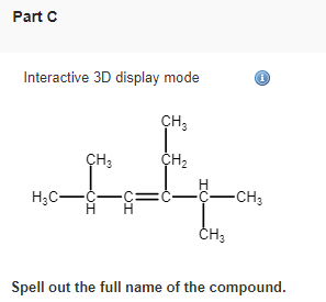 Solved Interactive 3D display mode (i) Spell out the full | Chegg.com