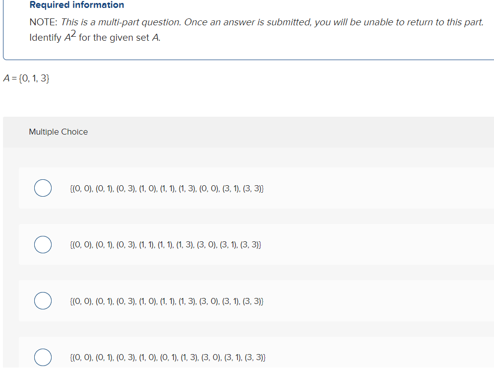 Solved Required information NOTE: This is a multi-part | Chegg.com