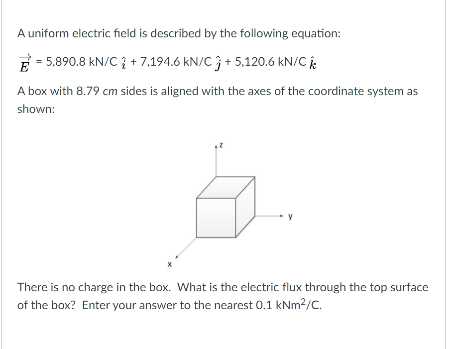 Solved There is a part B as well: What is the net flux | Chegg.com