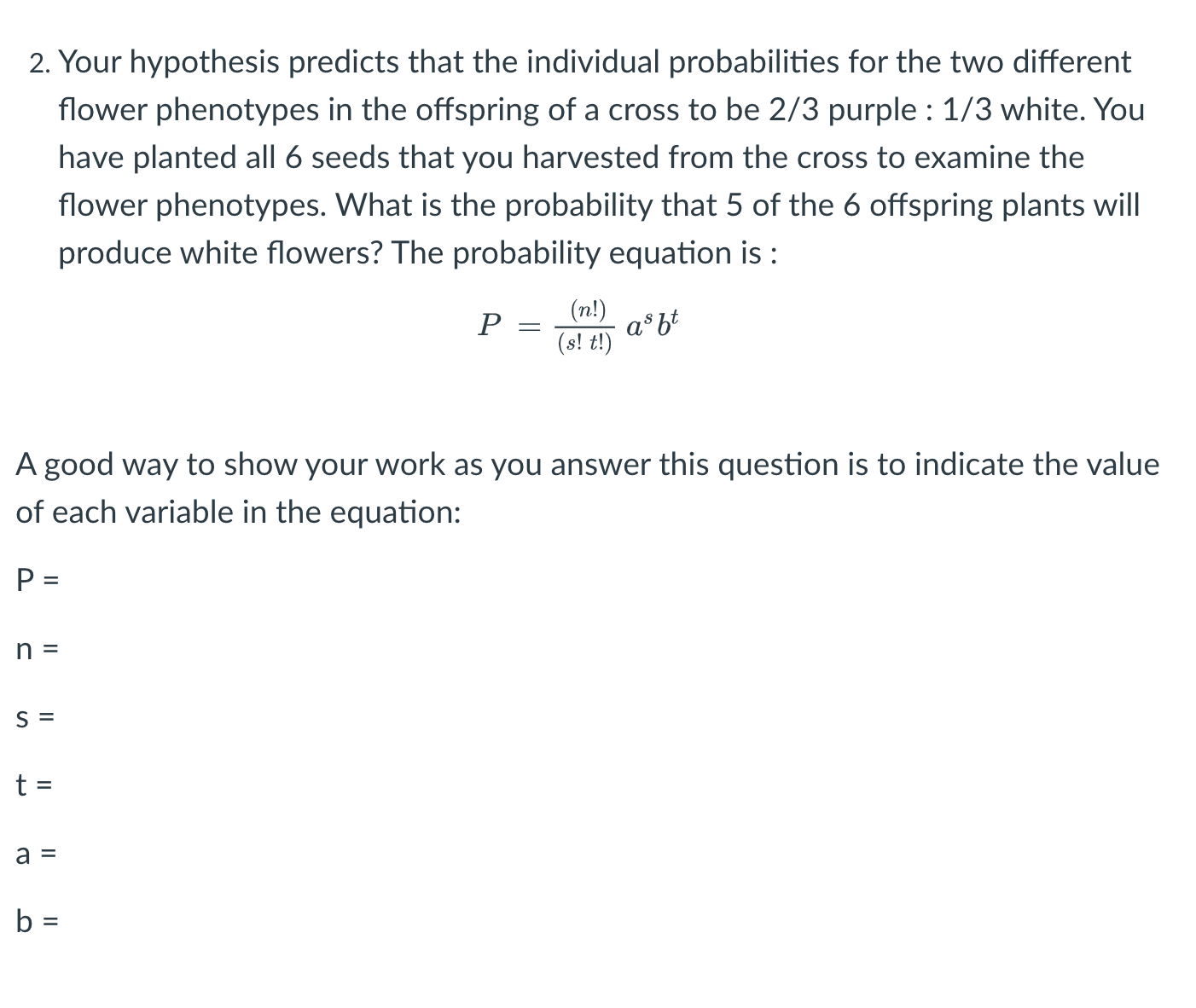 Solved Your hypothesis predicts that the individual | Chegg.com