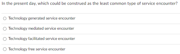 Solved In the present day, which could be construed as the | Chegg.com