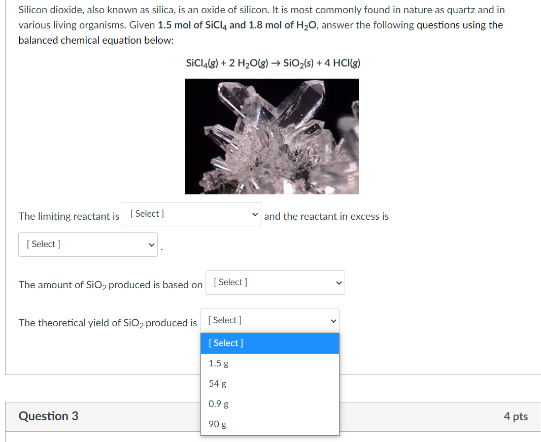 Solved Silicon dioxide, also known as silica, is an oxide of | Chegg.com