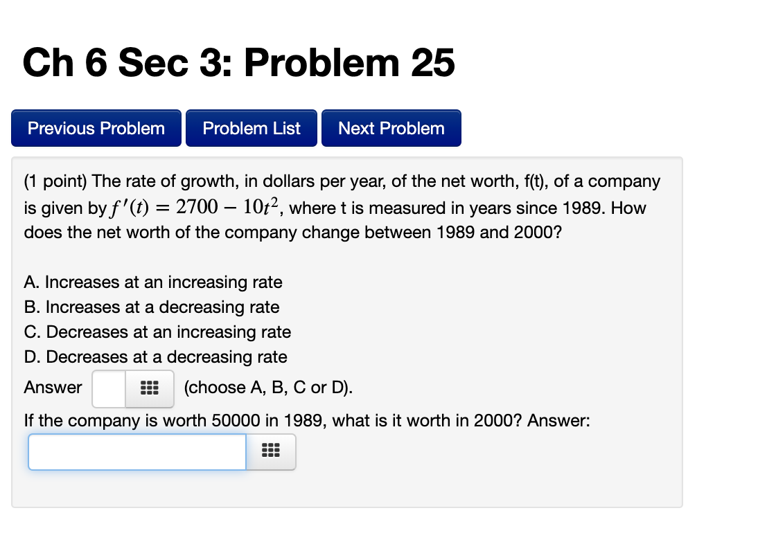 Solved Ch 6 Sec 3: Problem 25 Previous Problem Problem List | Chegg.com
