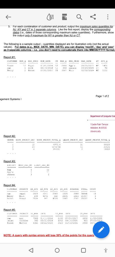 Solved In this assignment, you will express “complex” OLAP | Chegg.com