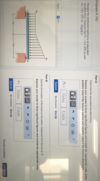 Solved Problem 4.142 Part A Determine the equivalent | Chegg.com