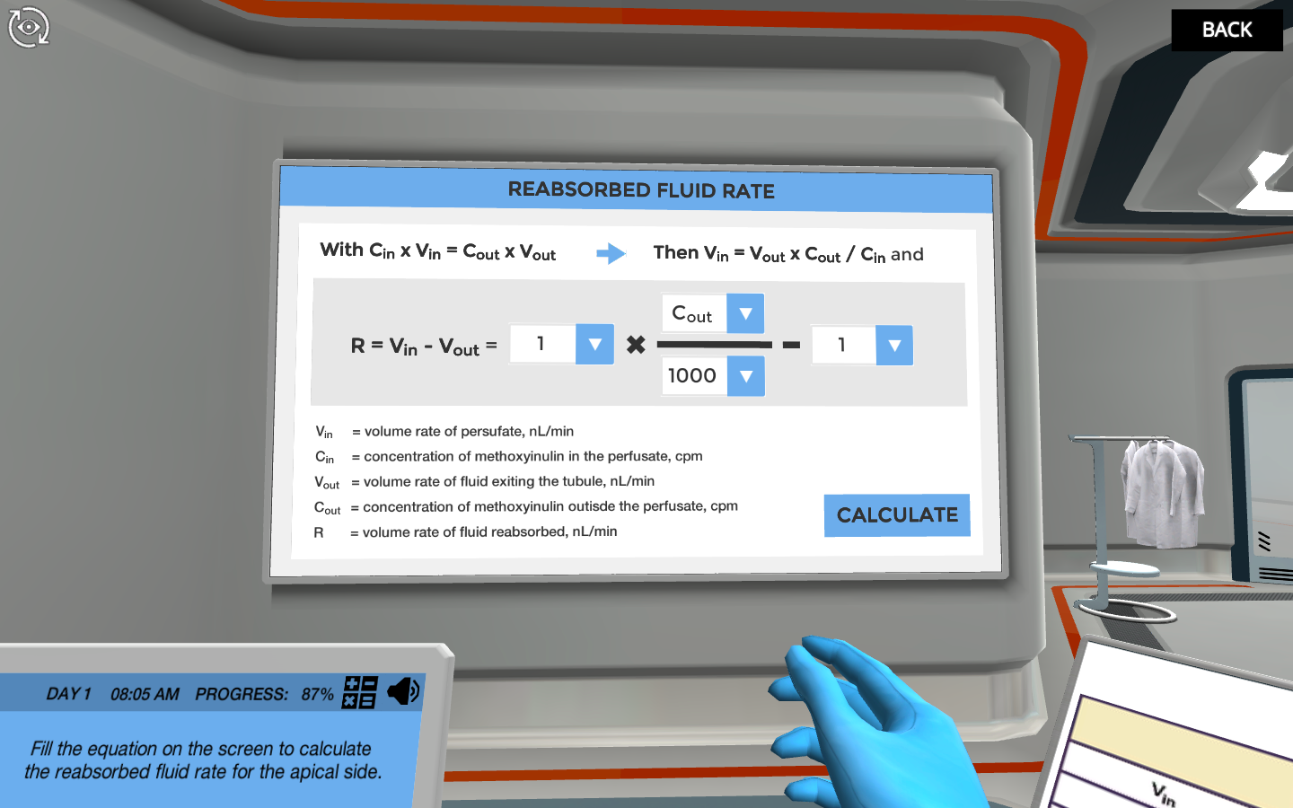 Solved What is the equation to calculate the reabsorbed | Chegg.com