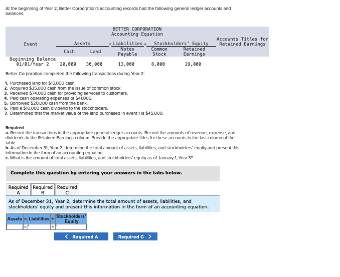 Solved At the beginning of Year 2 , Better Corporation's | Chegg.com