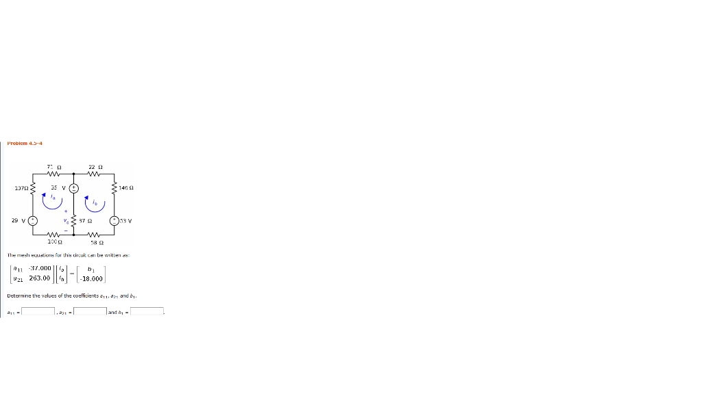 Solved Problem 43-4 7 22 . 1370 35 v O 146 29 va ০ SV 1000 | Chegg.com