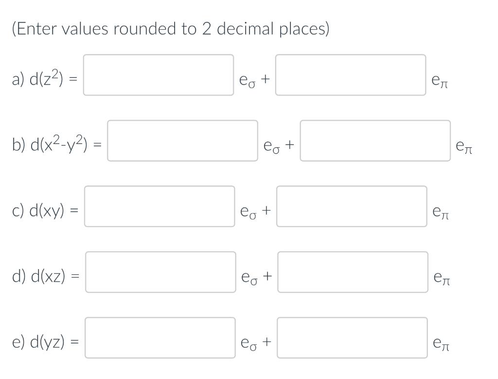 Solved Using The Angular Overlap Model Determine The 