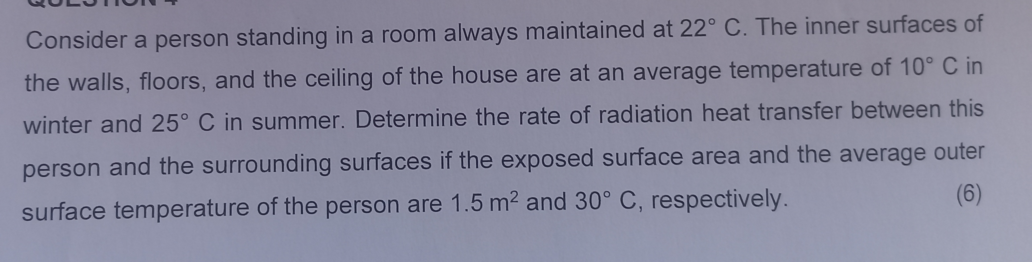 Solved Consider a person standing in a room always | Chegg.com