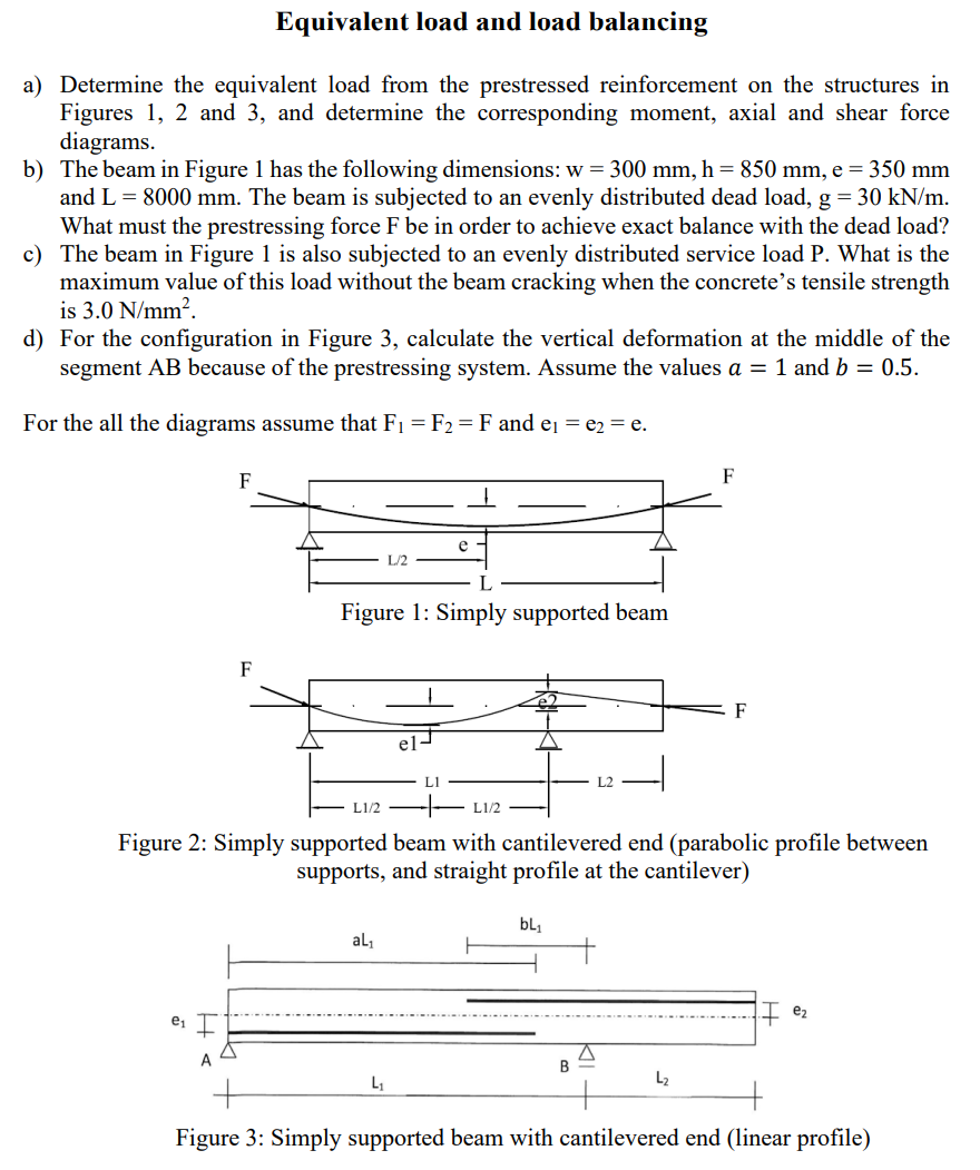 Equivalent load and load balancing a) Determine the | Chegg.com