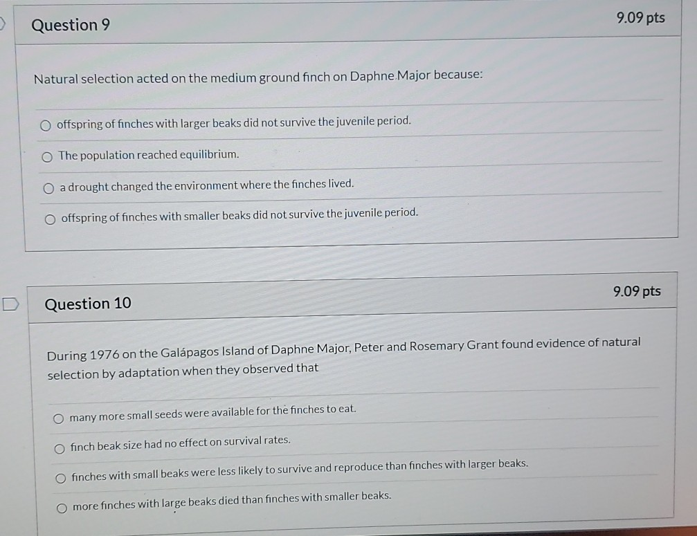 Solved Question 4 9.09 pts Continuously varying traits All | Chegg.com