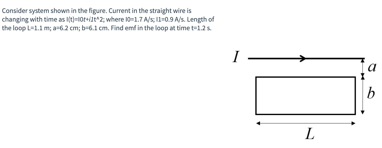 Solved Consider system shown in the figure. Current in the | Chegg.com