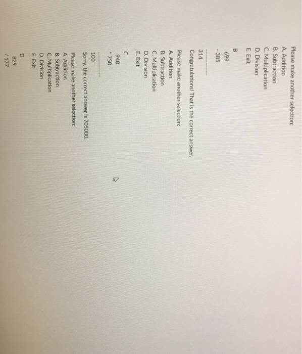 Solved Write A Program That Can Be Used As A Math Tutor For 