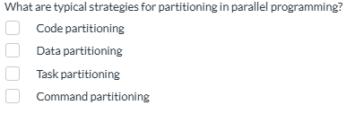 Solved by an EXPERT What are typical strategies for partitioning in | Chegg.com