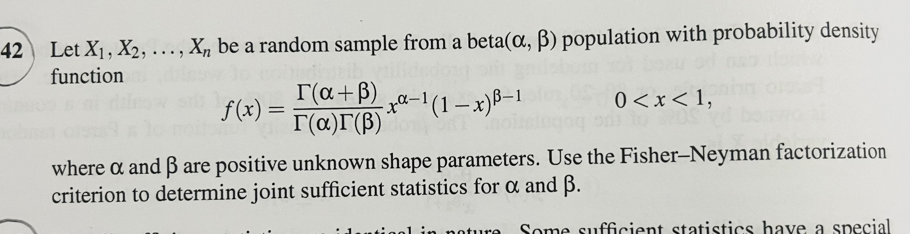 Solved 2.42 Let X_(1),X_(2),dots,X_(n) be a random sample | Chegg.com