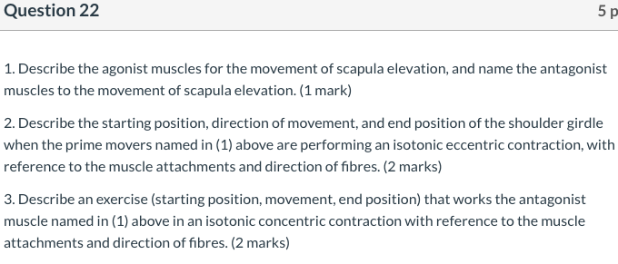 Solved Question 21 5 pts 1. Describe the prime mover muscles | Chegg.com