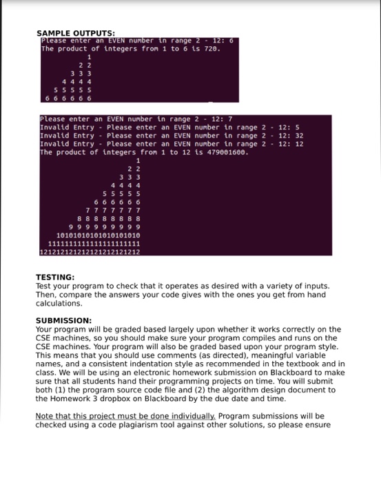 Solved PROGRAM DESCRIPTION: The purpose of this programming | Chegg.com
