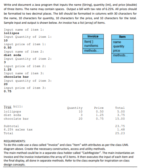 Solved Write and document a Java program that inputs the | Chegg.com