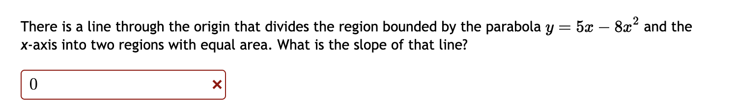 Solved There is a line through the origin that divides the | Chegg.com