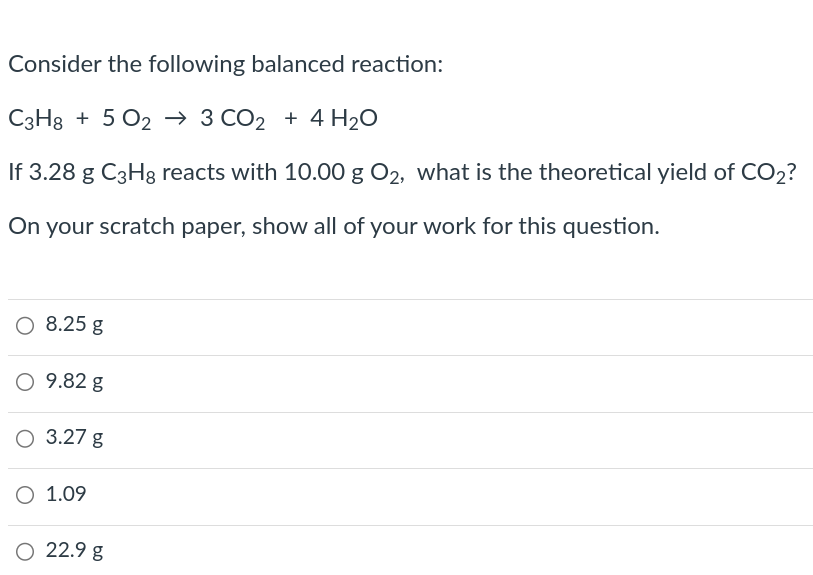 Solved Consider the following balanced reaction: | Chegg.com