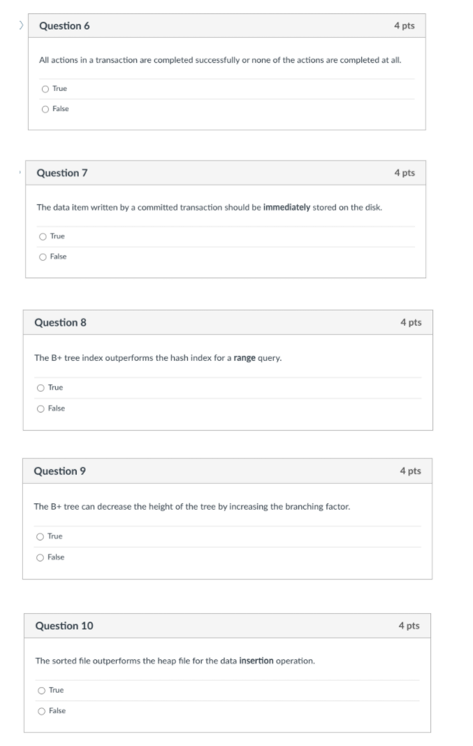 Solved Question 2 4 Pts The Sql Query Can Directly Access 