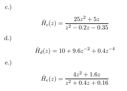 Solved BC:7.2 For causal LTI systems with transfer functions | Chegg.com