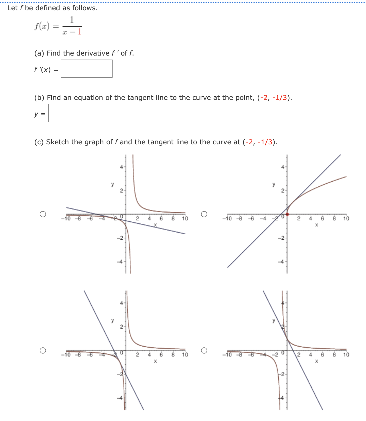 Solved Let f be defined as follows. f(x)=x−11 (a) Find the | Chegg.com